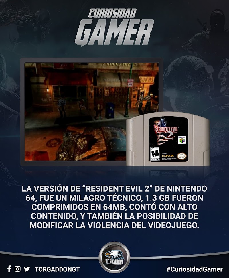 La versión de “Resident Evil 2” de Nintendo 64, fue un milagro técnico ...