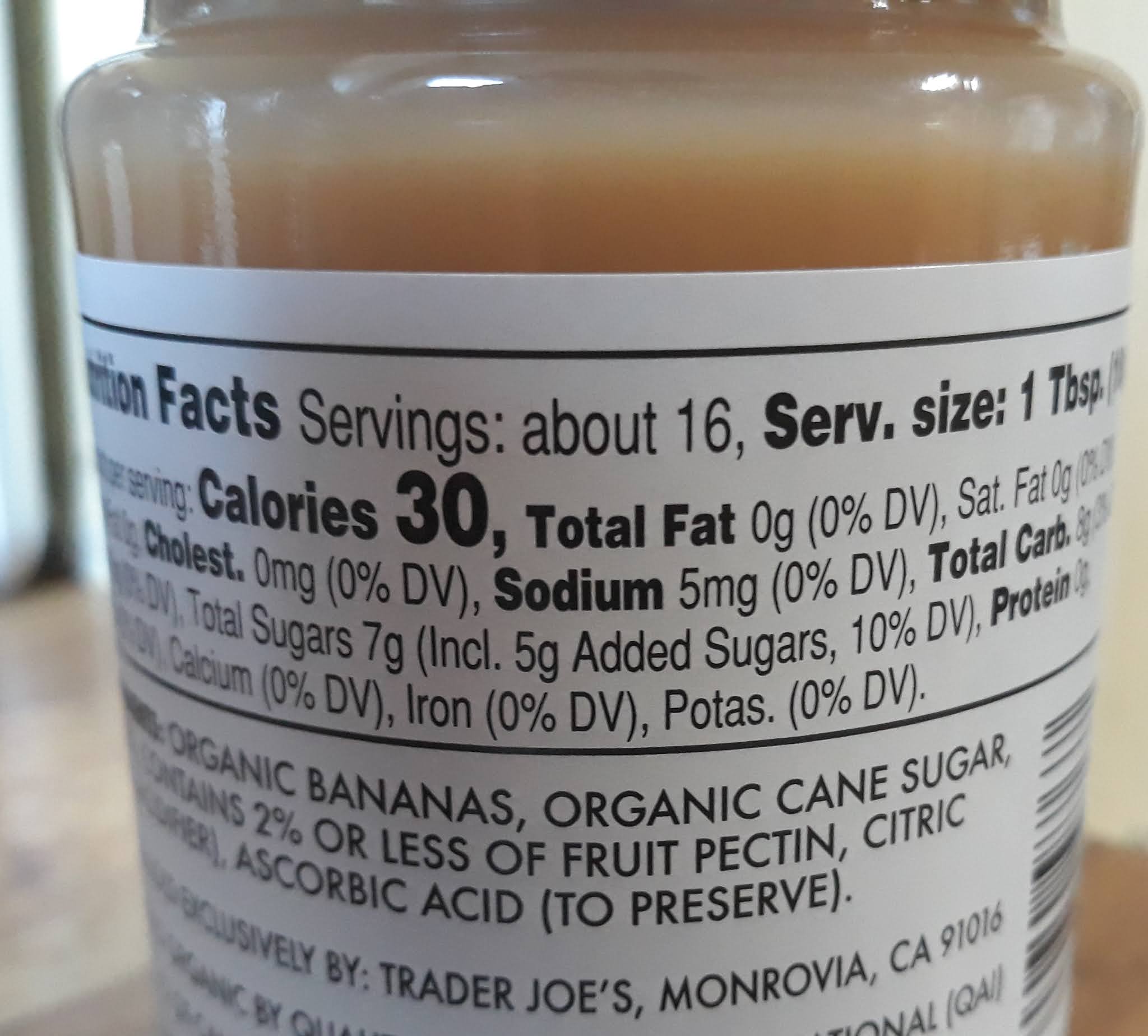 What's Good at Trader Joe's?: Trader Joe's Organic Banana Fruit Spread