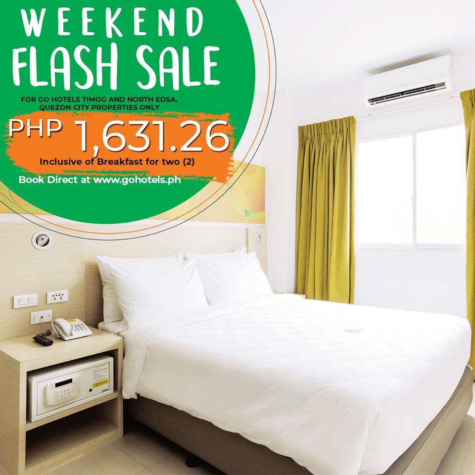 Manila Shopper: Go Hotels QC Weekend Flash SALE: Feb-Mar 2020