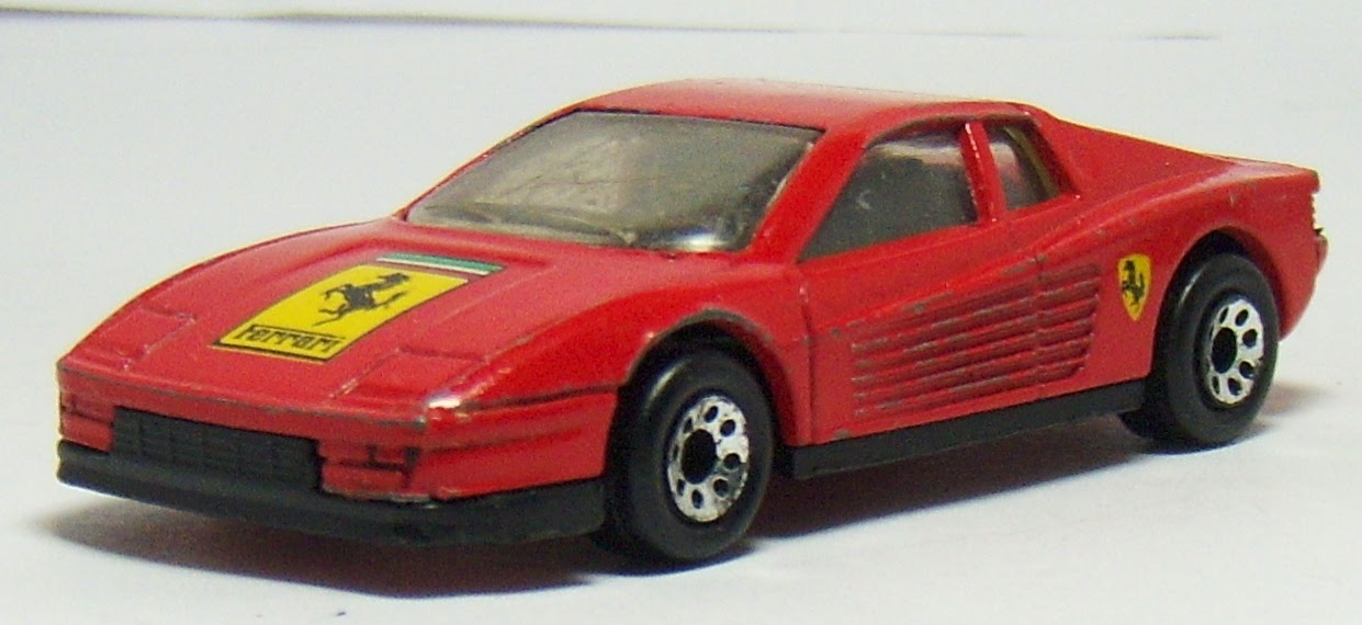 Hot Wheels and Matchbox Ferrari Testarossa and 512M