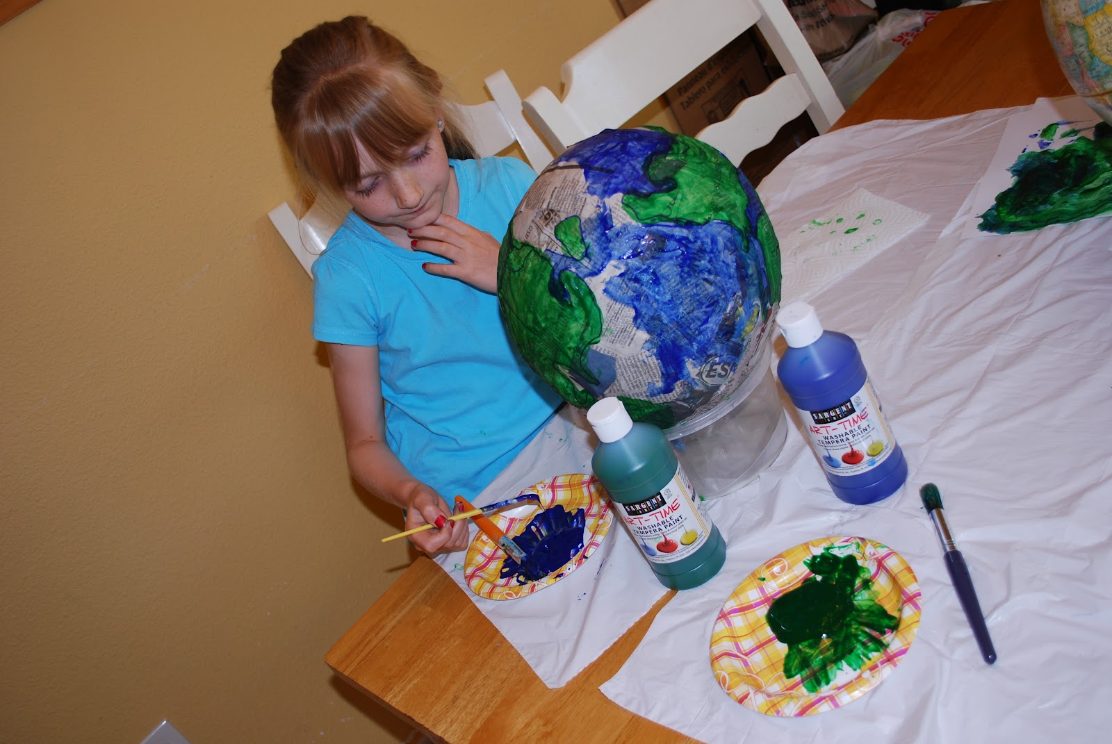 Our Creative Day: Paper Mache Project