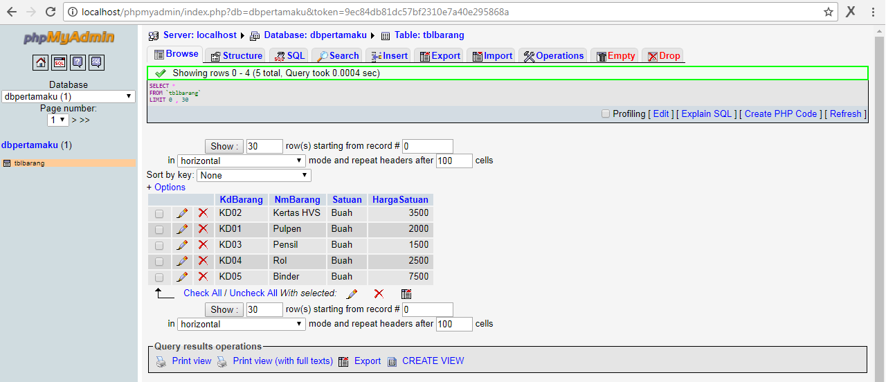 Cara Update Data Di Mysql