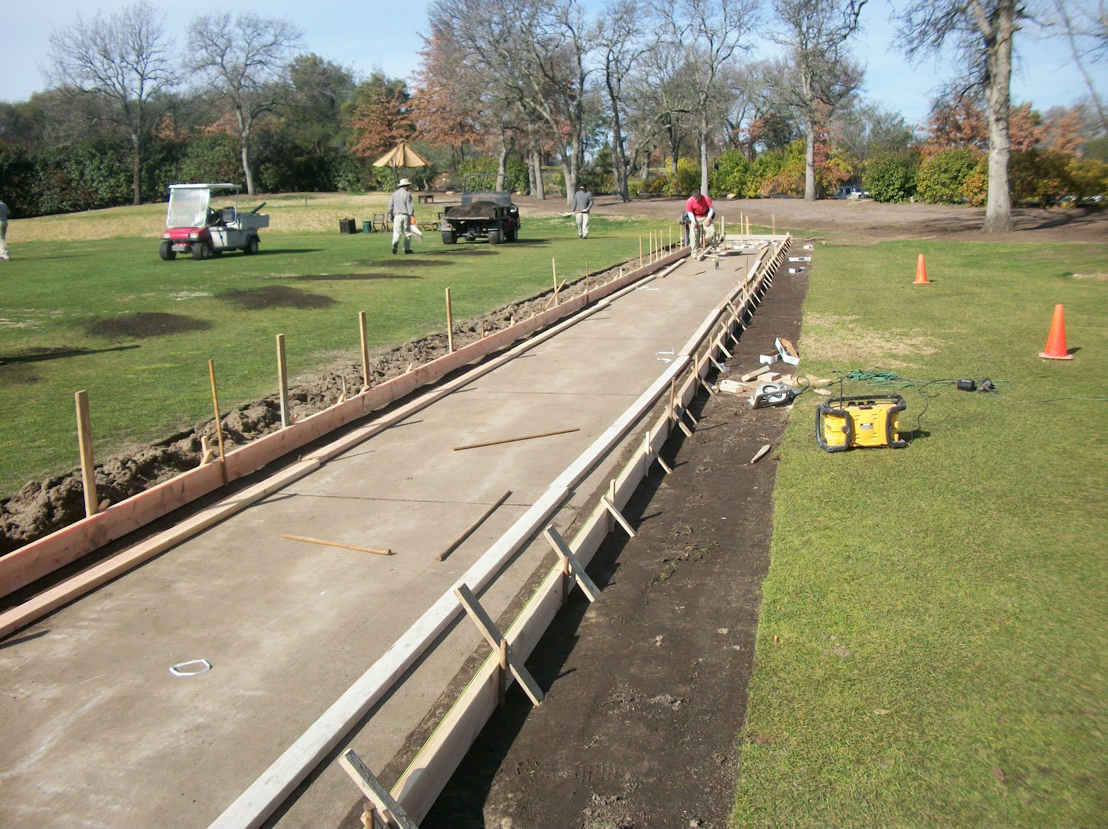 Granite Bay Golf Club Course Update: Driving Range Tee Line Complete