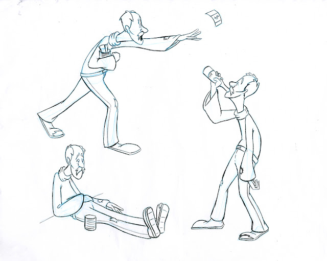 das sketches: A Hobo and A Fat Slob