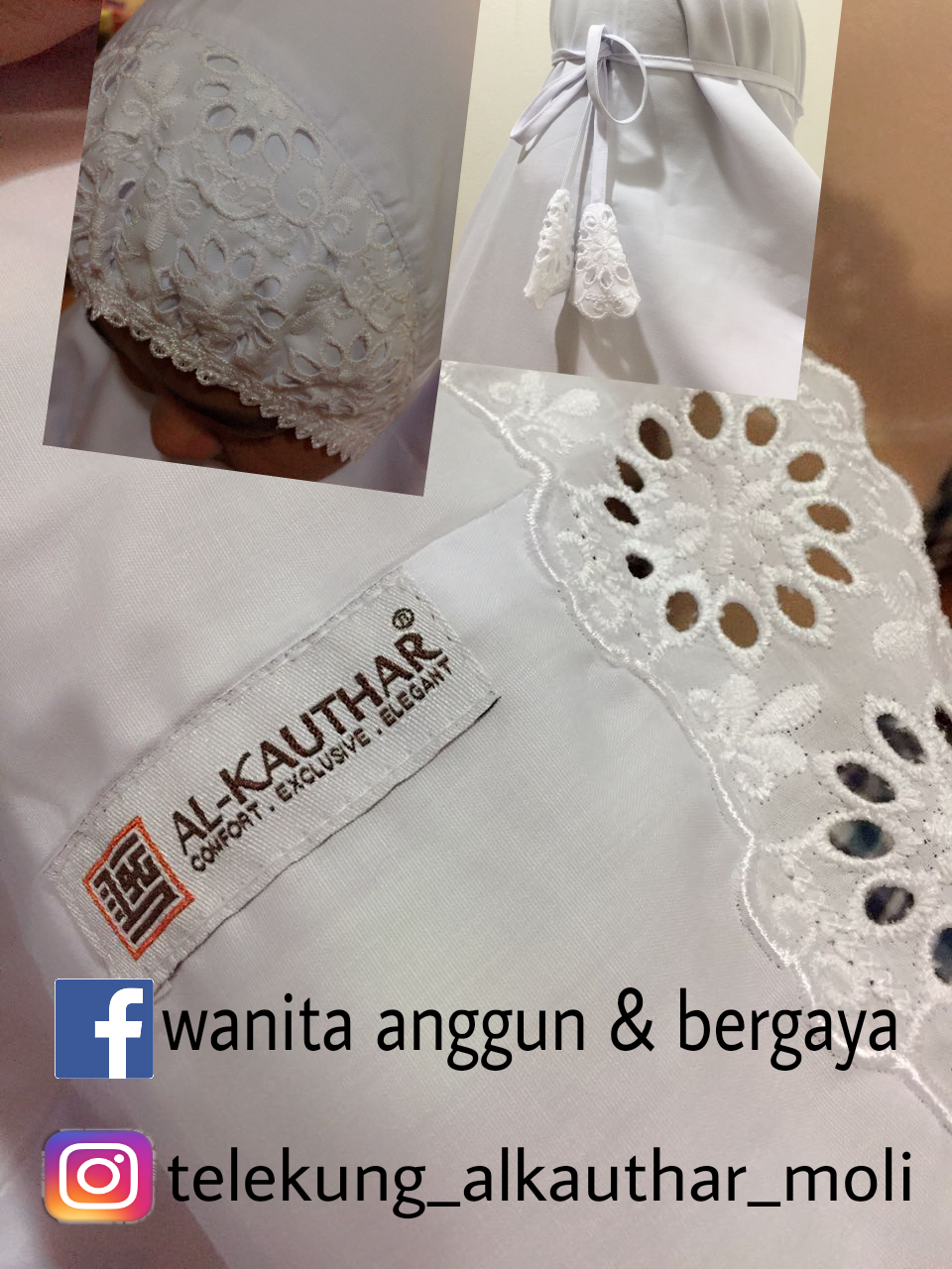 Telekung Eksklusif Al Kauthar - Butik Busana Solat