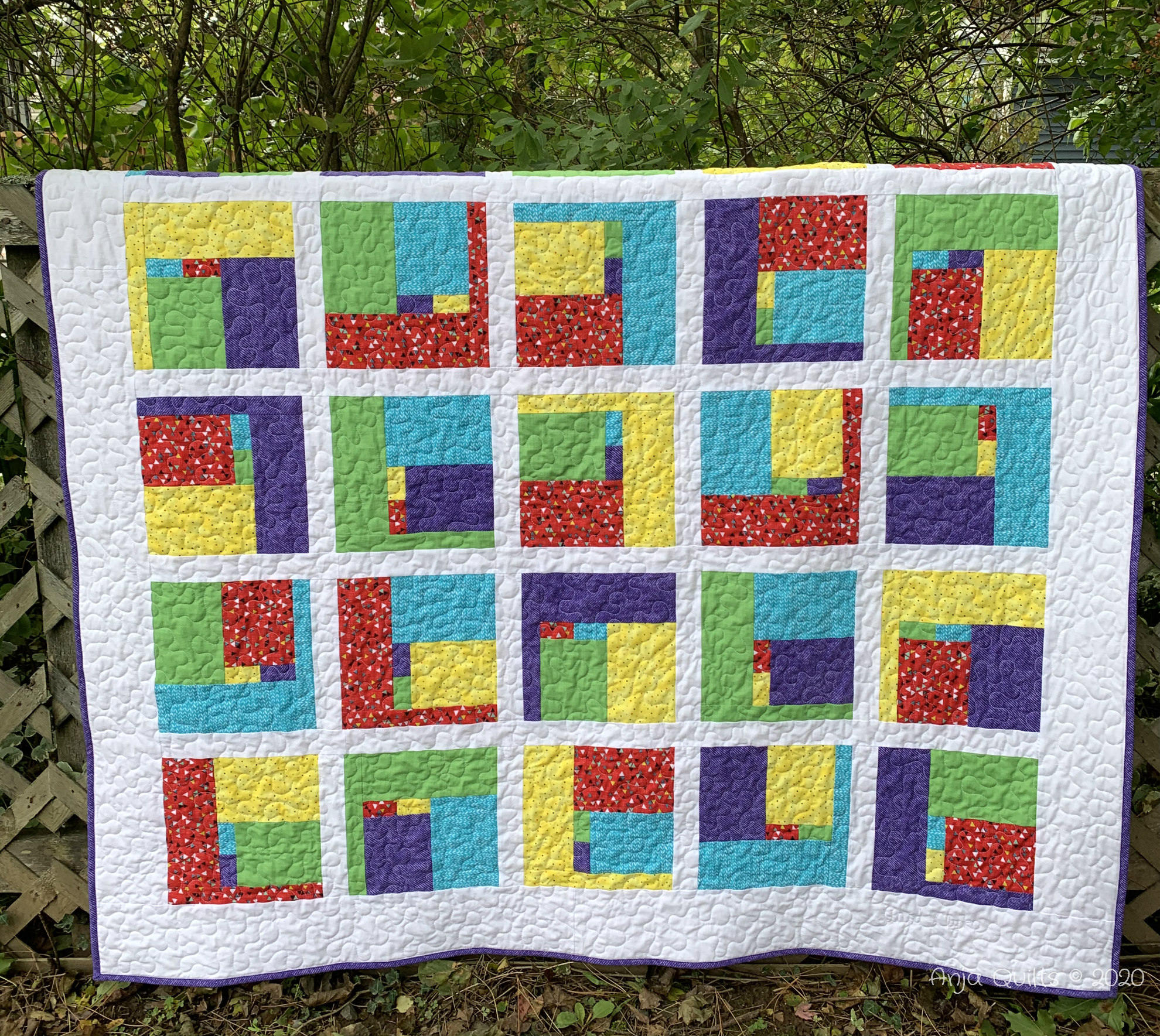 Anja Quilts: TGIFF - Quilt Buzz Bingo Quilt