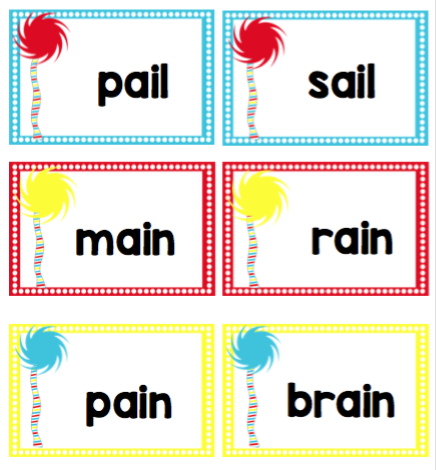 144 Rhyming Word Cards for 1st and 2nd Graders ~ Preschool Printables