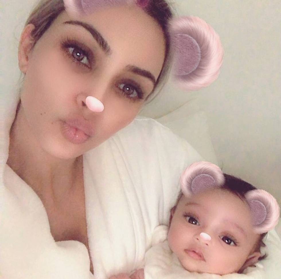 Amor y Moda para ti: KIM KARDASHIAN PRESENTA SIN FILTRO A SU HIJA ...