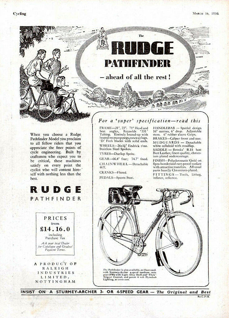 ON THE DROPS: Raleigh Lentons: 1948-1960