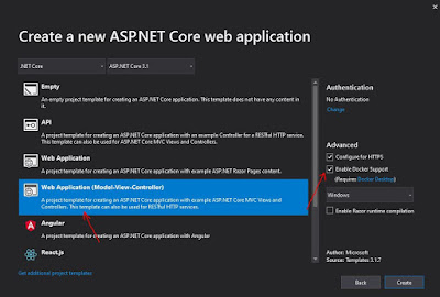 Dev Help: Create Docker Image with Simple .NET Core MVC Web App and Upload to AWS Elastic ...