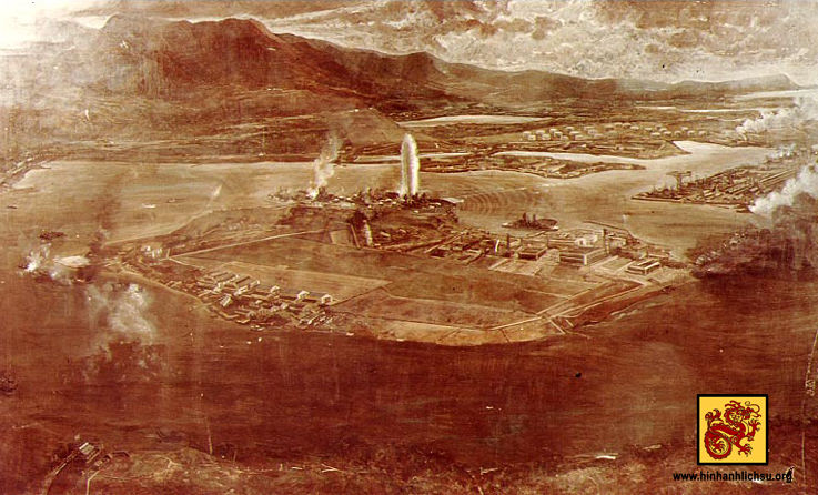 Trận Trân Trâu Cảng nhìn từ không trung - Hình Ảnh Lịch Sử - Bộ sưu tập ...