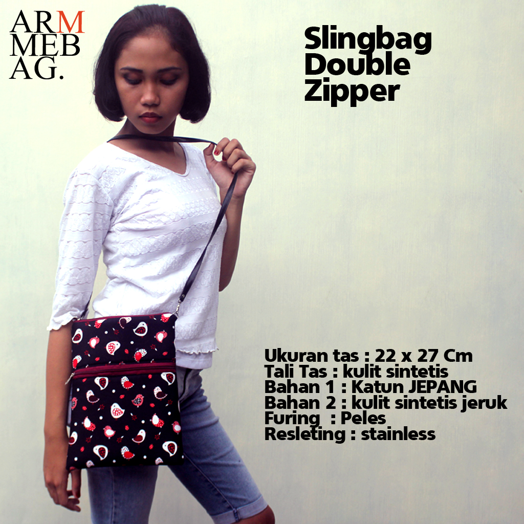 SLING BAG MURAH MULAI HARGA Rp 13.000 ~ PRODUKSI TAS KANVAS MURAH