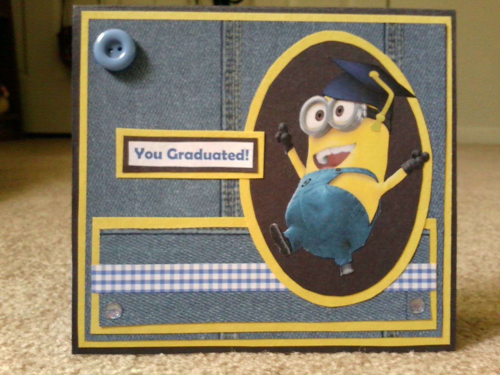 Simplicity of Creation: Minion Graduation Card