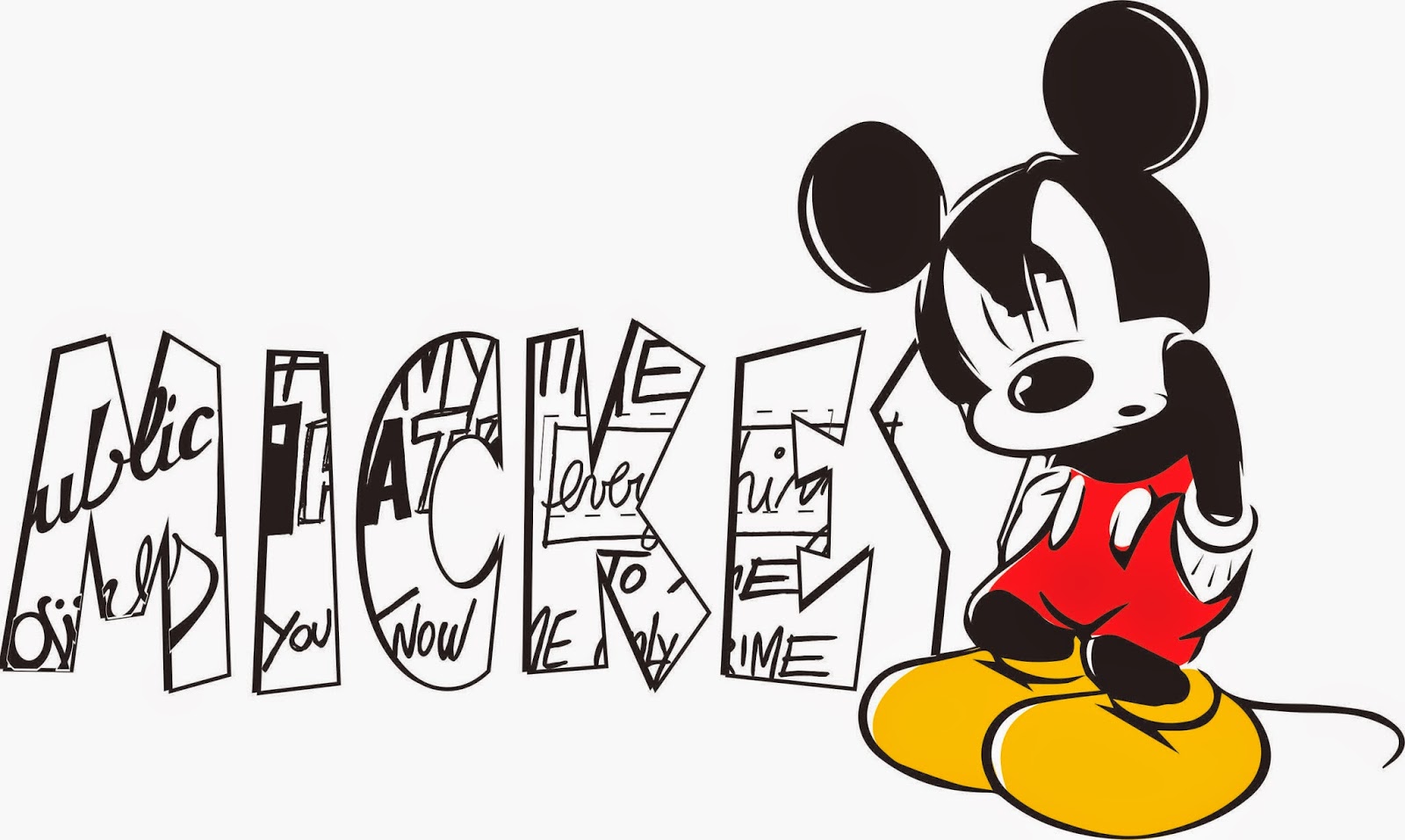 Nuevo diseño vectorizado Mickey Mouse - AldLogos