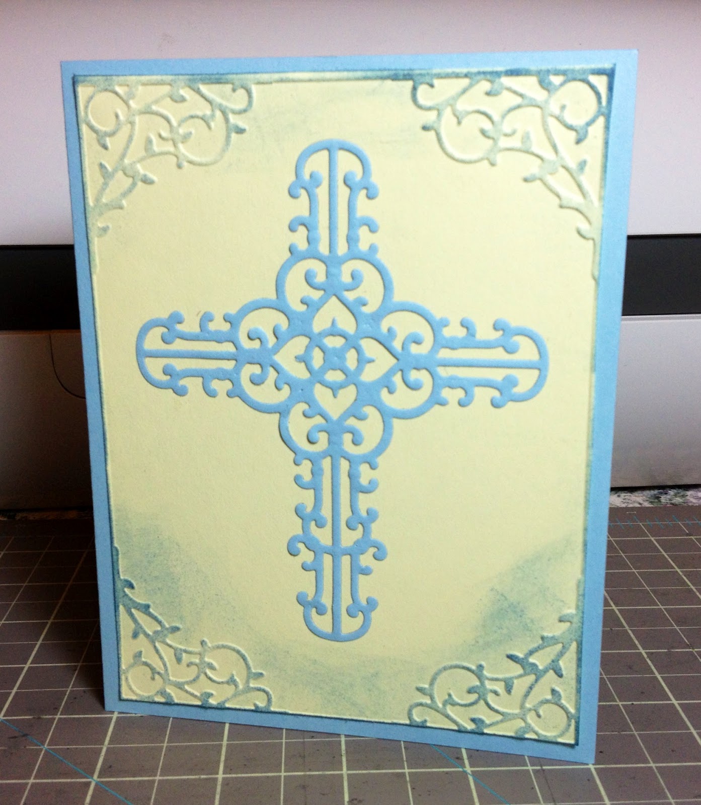 ~ Marilyn's Cricut Cards ~: Believe Cross Card