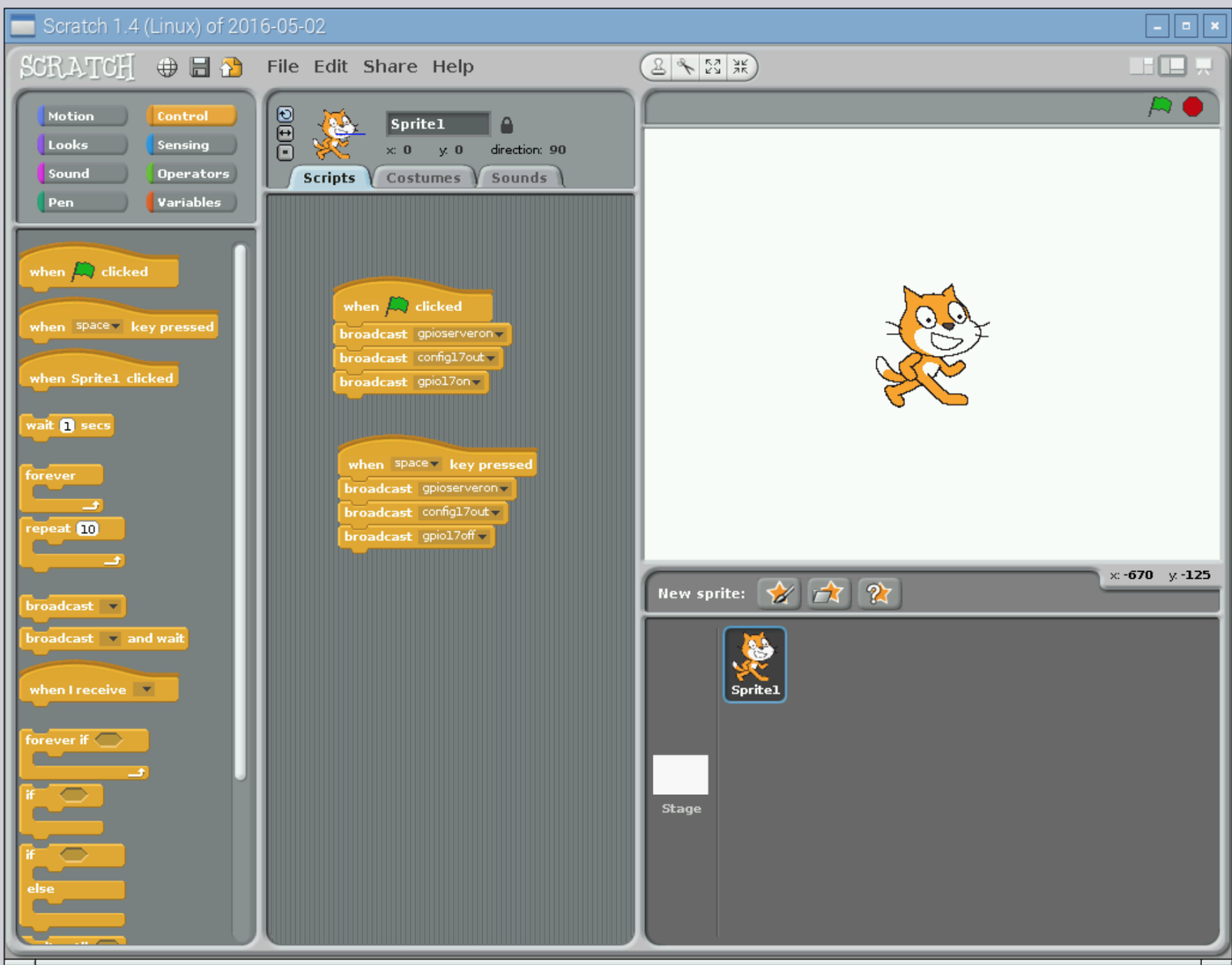 Pandaeatsbamboo Using Scratch To Control Raspberry Pi Gpio