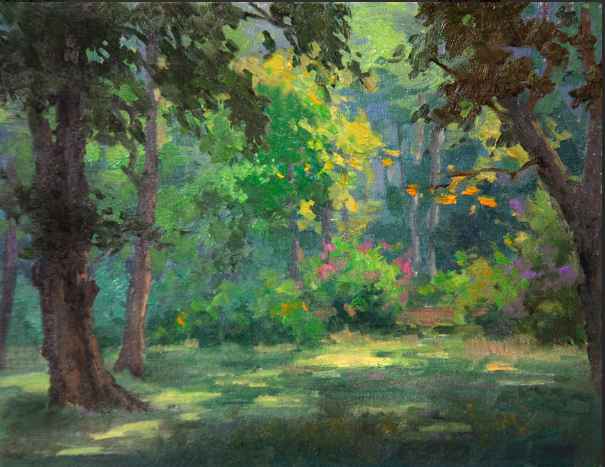 Sea Dean - Paint a Masterpiece: IMPRESSION FOREST LIGHT - BRUSHSTROKE ...