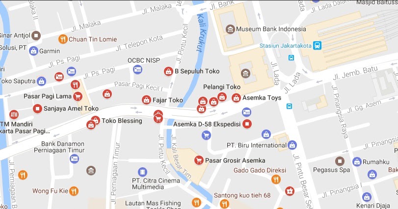 Terus belajar: Grosir Mainan di Pasar Asemka Jakarta Kota