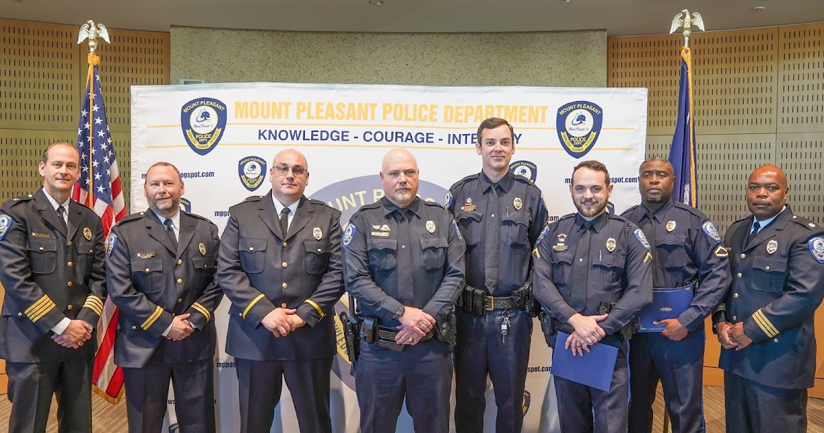Mount Pleasant Police Department Promotions