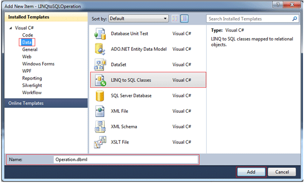 Nagesh Tutorials: Simple SELECT, INSERT, UPDATE and DELETE Using LINQ ...