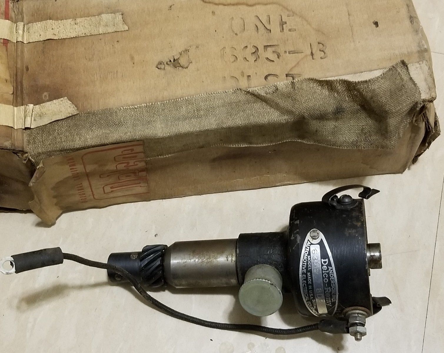 My 1928 Chevrolet: NOS 1928 Chevy Distributor for the parts cupboard