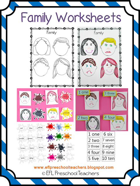 ESL/EFL Preschool Teachers: Family Theme Resource for ESL