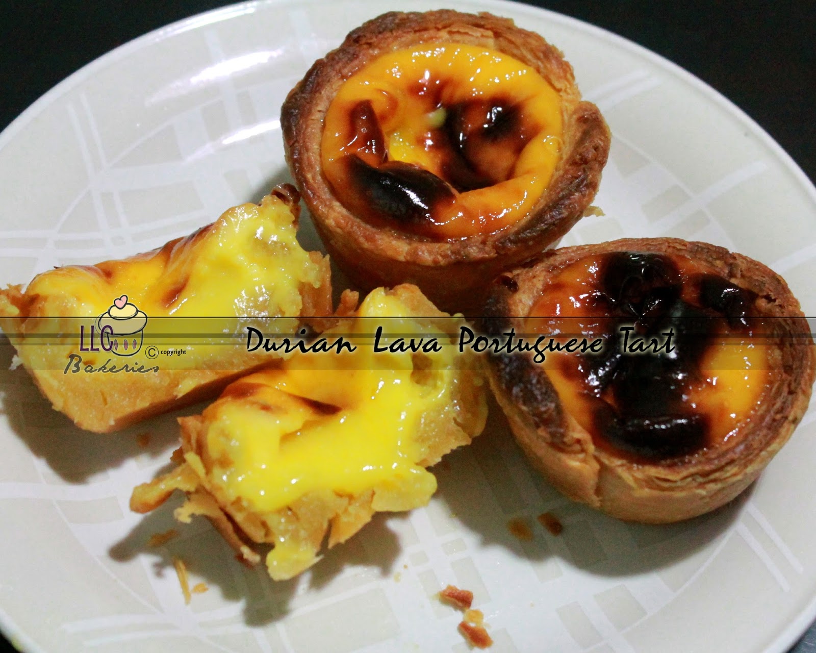LLC Bakeries: Durian Lava Portuguese Tart