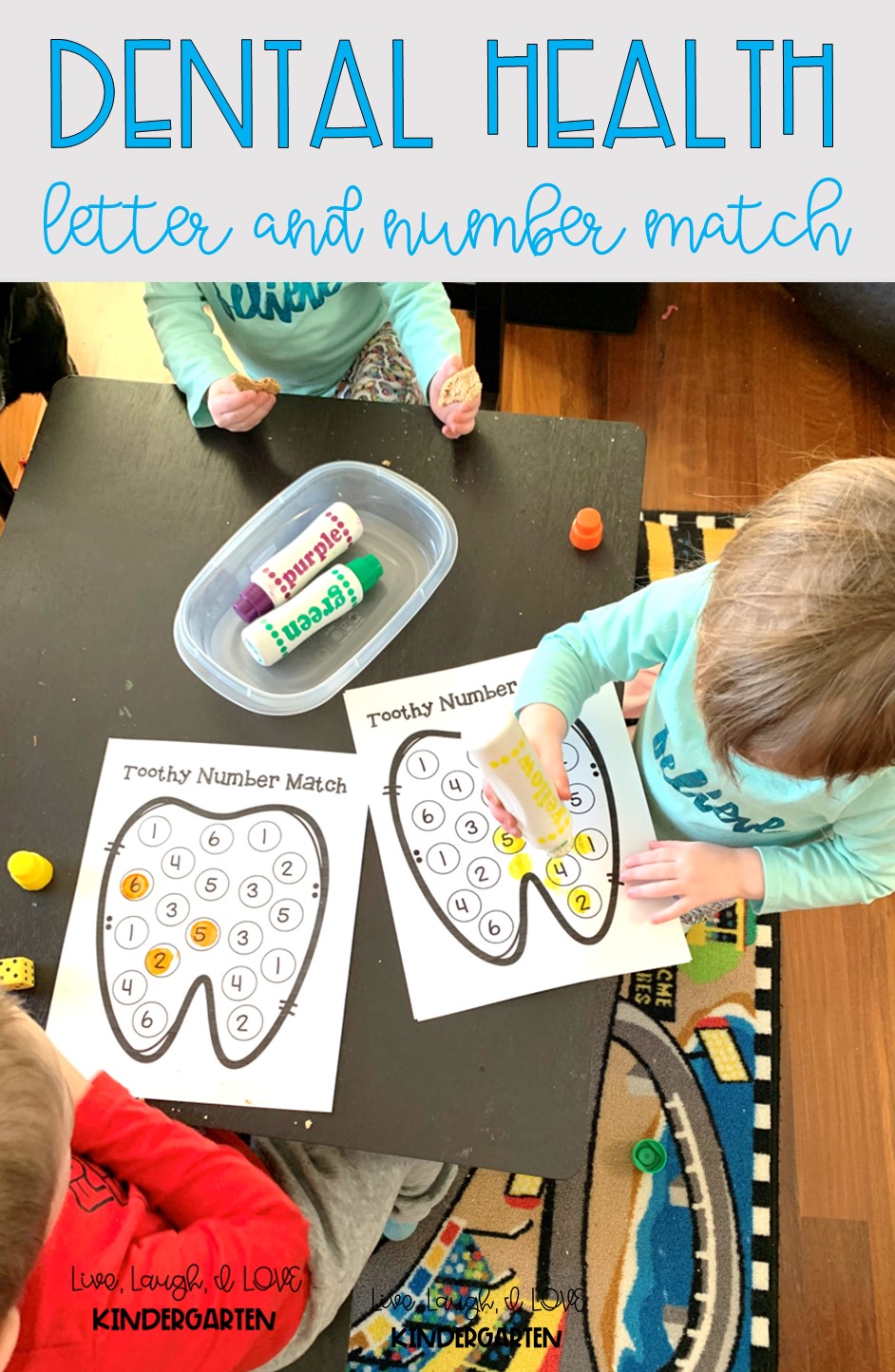 A simple way to practice letter and number matching plus some ...