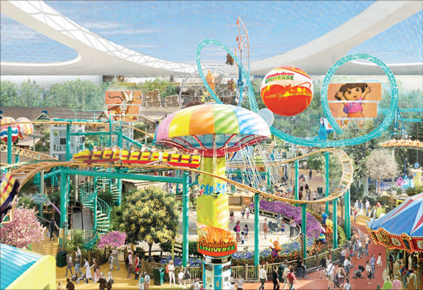 Nickalive Nickelodeon Universe At American Dream To Feature Tmnt Spongebob And Slime Themed