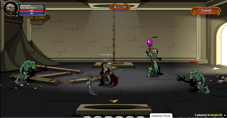 AQW News Brasil: Tutorial: Temple of DoomWood