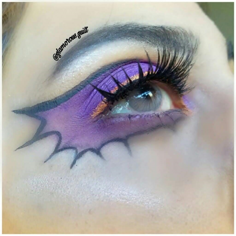 Halloween Makeup and Lip art - Bat Wing