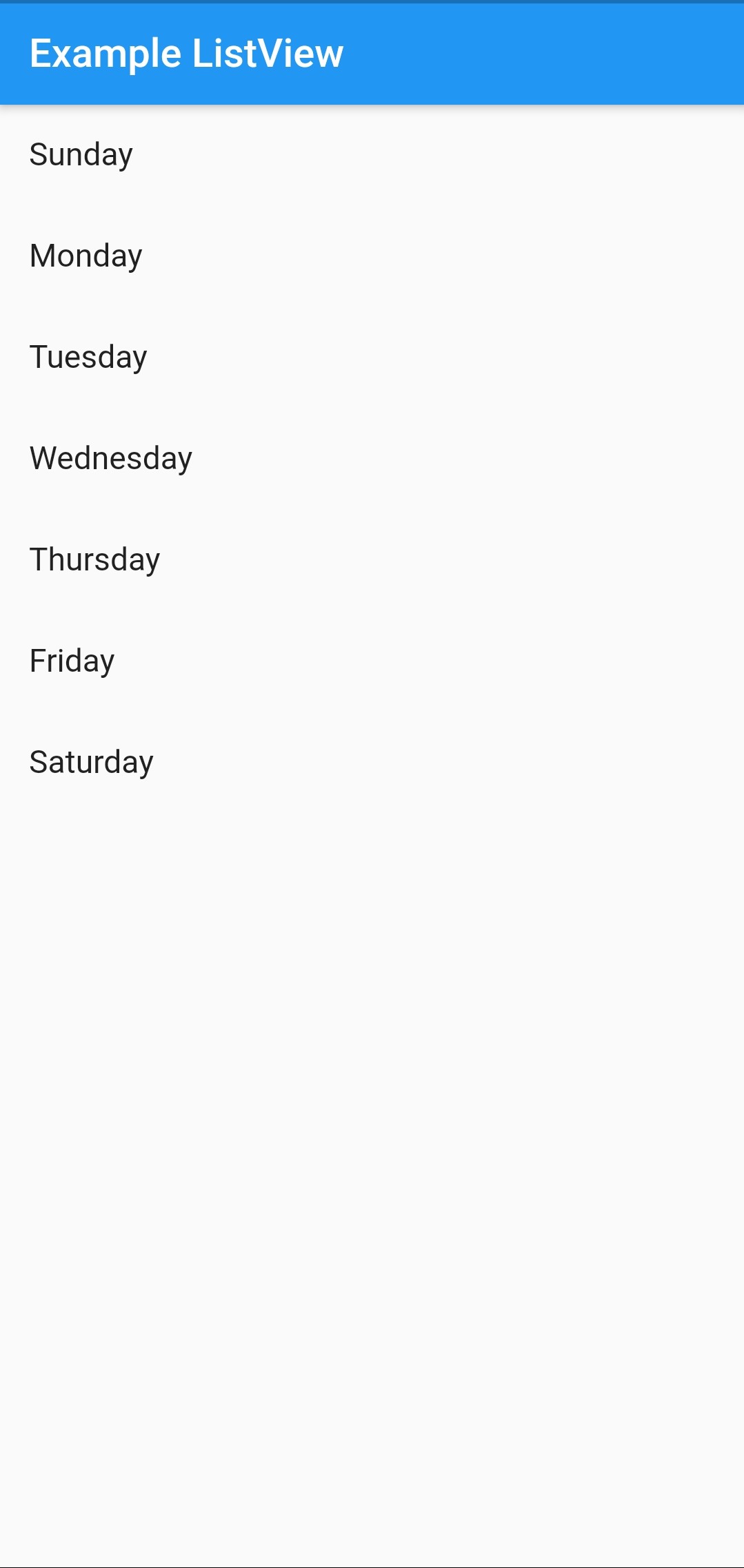 Master In Flutter ListViews