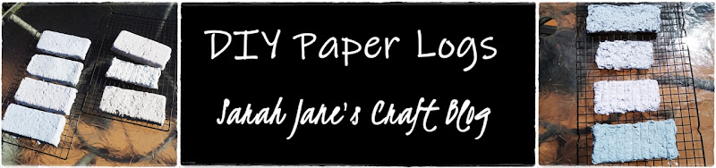 DIY Pressed Paper Logs