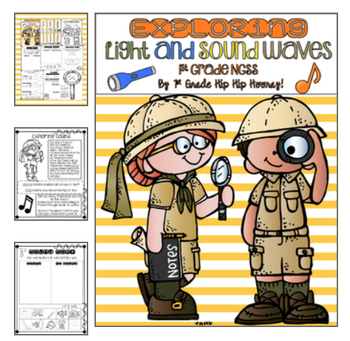 1st Grade Hip Hip Hooray!: NGSS Light and Sound Waves