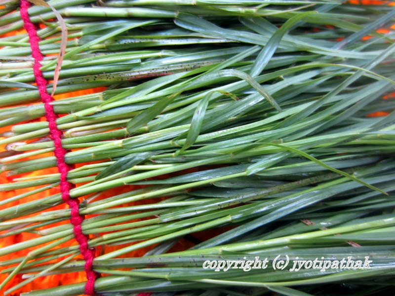 Dubo ko maala | Wedding Garland in Nepal - (हरियो दुबो घास को माला)
