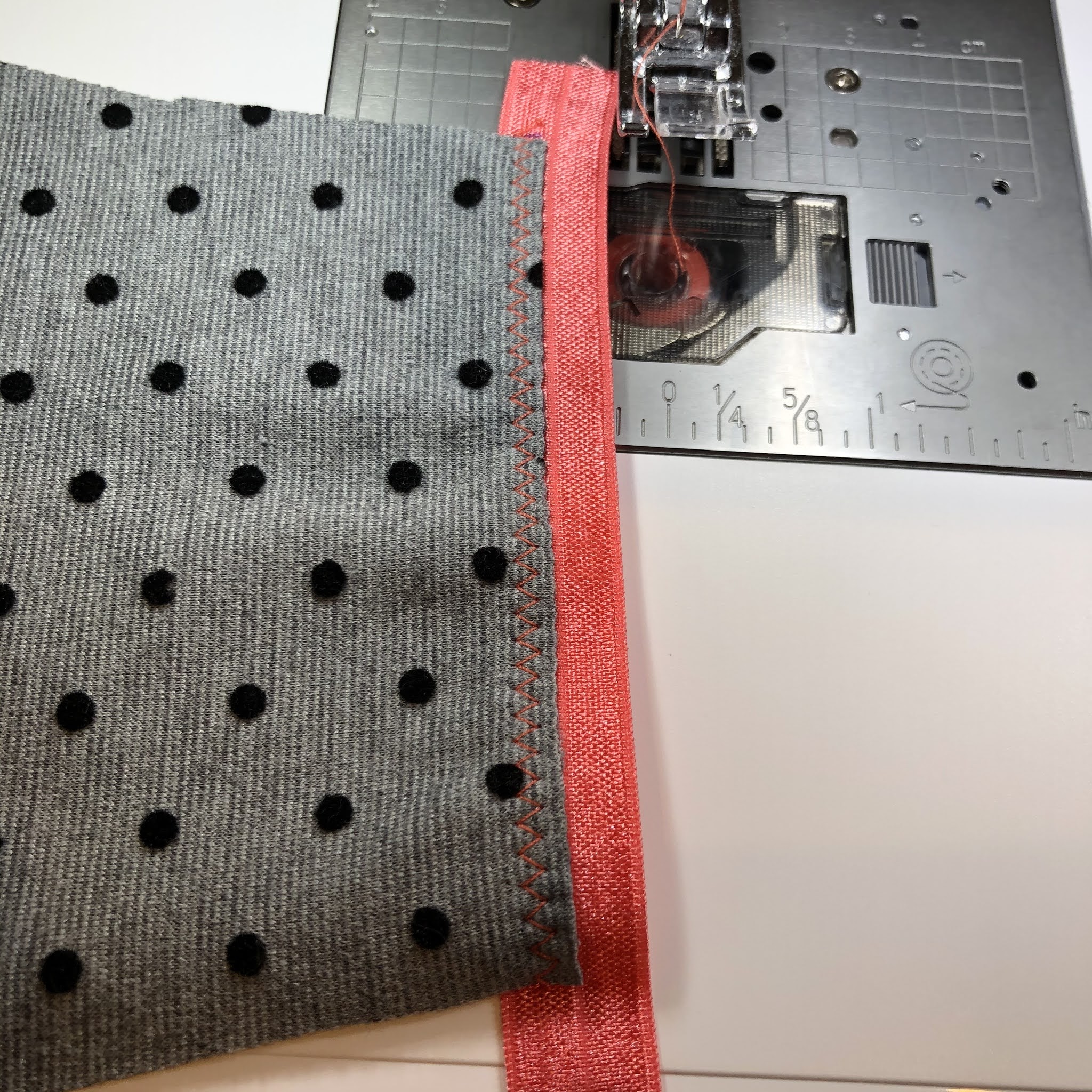 Using Fold Over Elastic to fabulously finish edges of knit fabrics ...