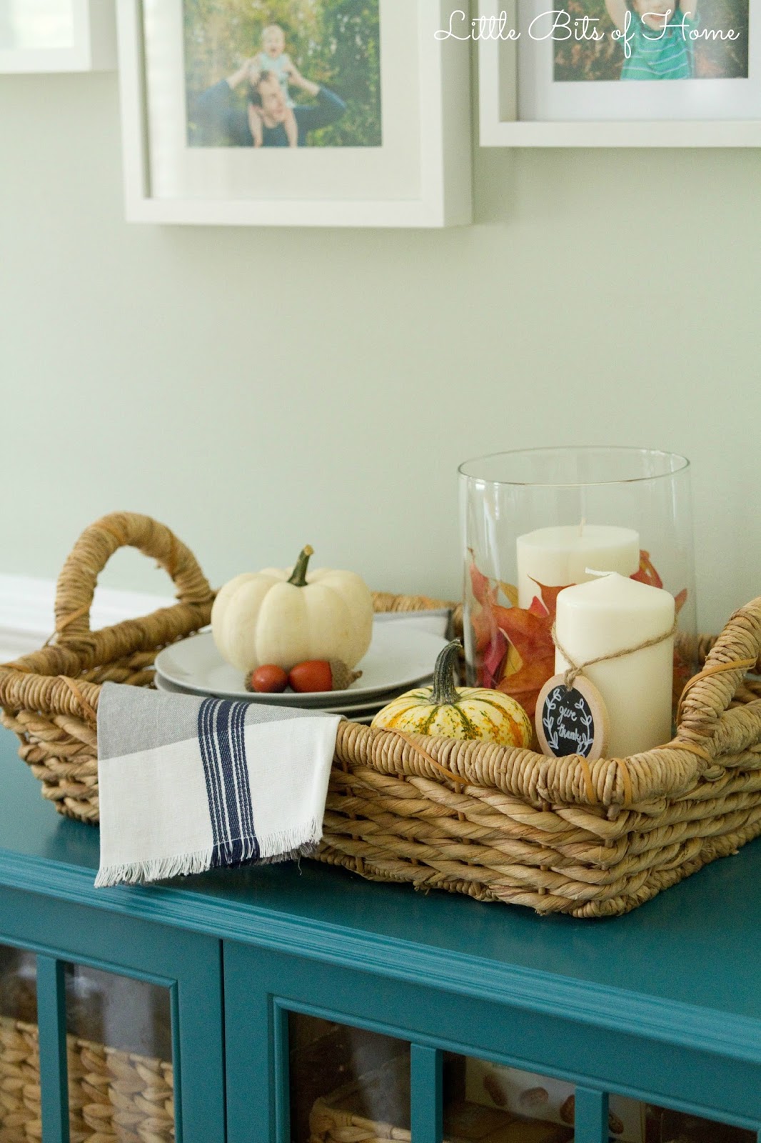 Little Bits of Home: Inspired + Resourceful Vignette Challenge