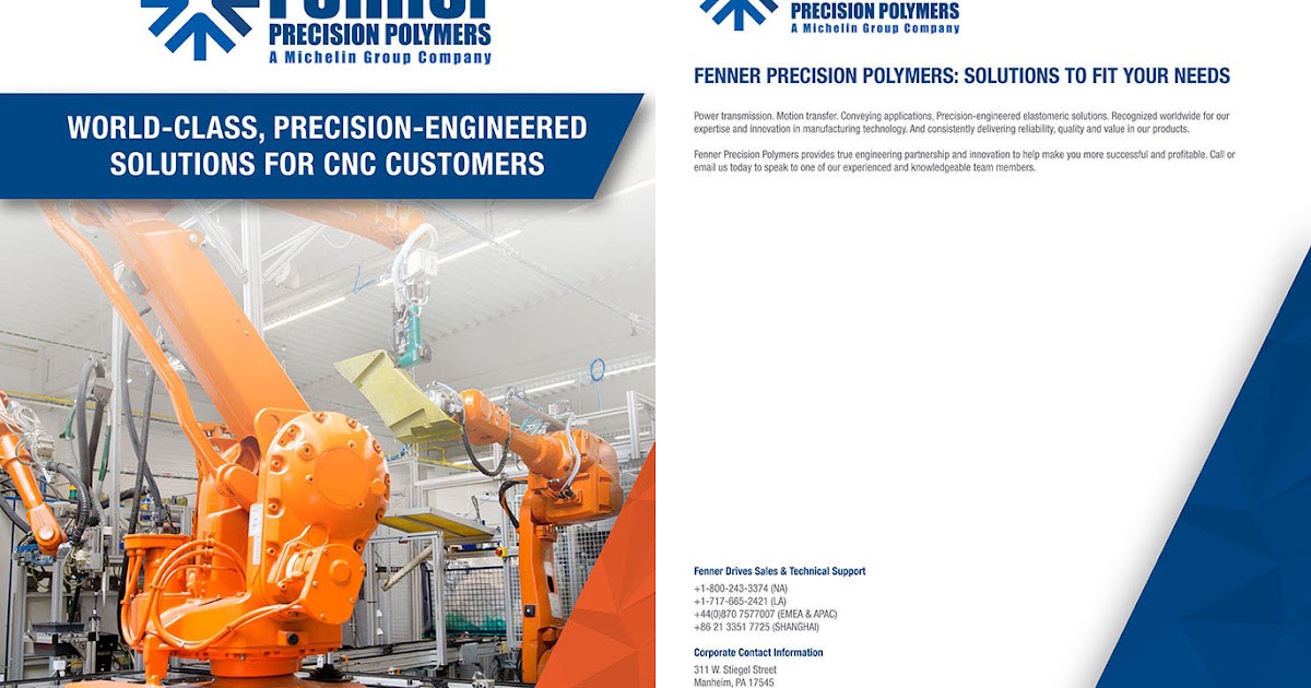 FENNER PRECISION POLYMERS A MICHELIN GROUP COMPANY.