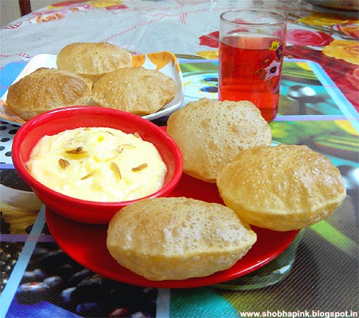 Shobha's: Shrikhand Puri