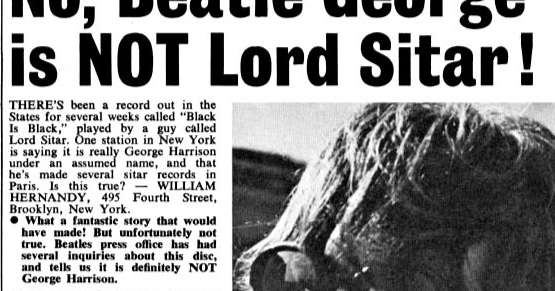 The Beatles and the Legend of Lord Sitar