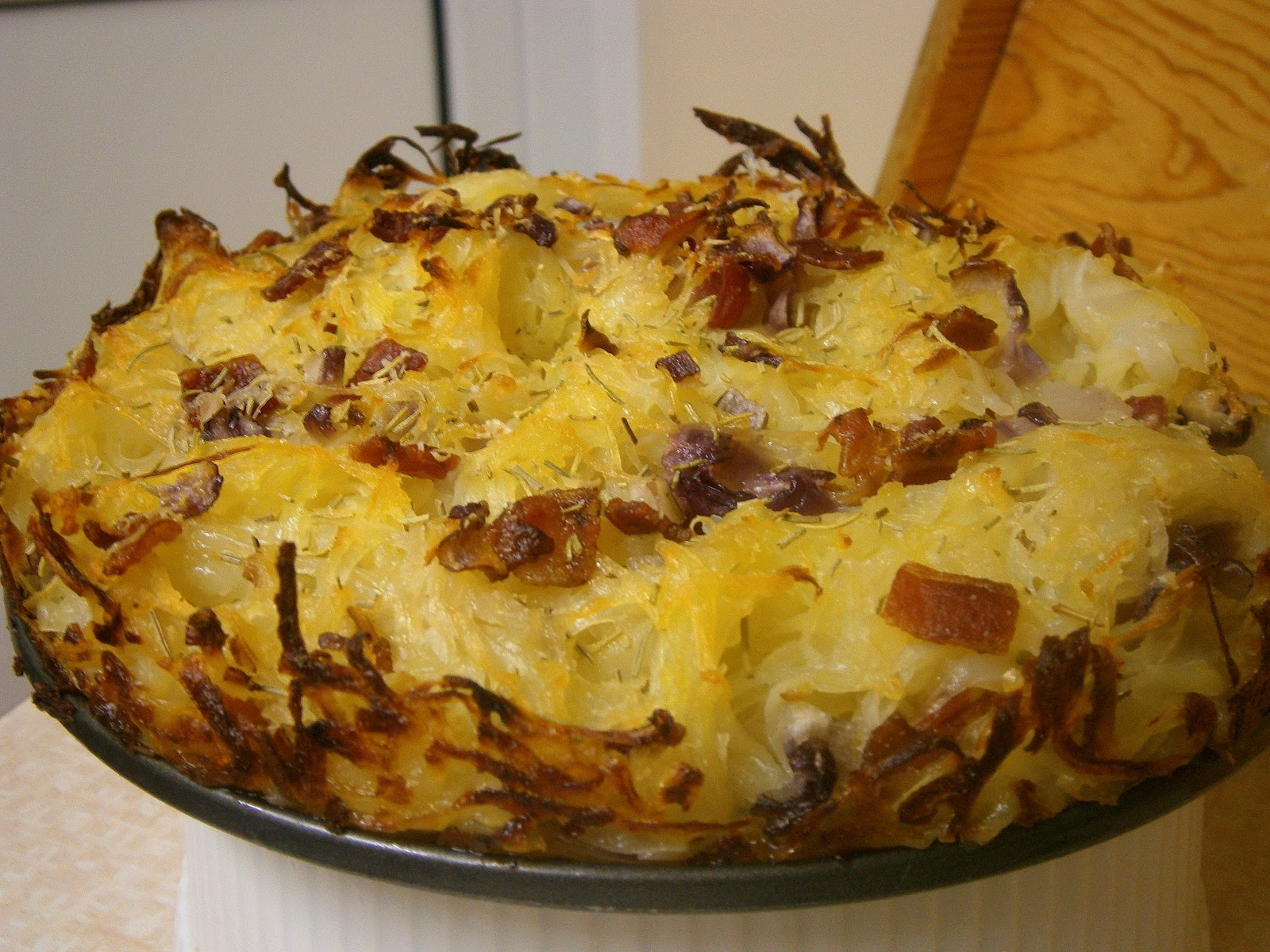 Eat Rainbow Love: Oven-baked rosemary & bacon potato rosti