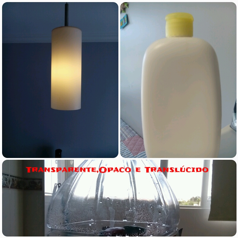 Aera da Infância: Opaco, Translúcido e Transparente