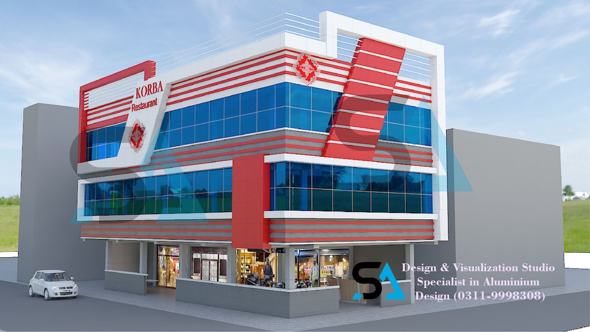 ACP Design Work - Facade uplifting project.