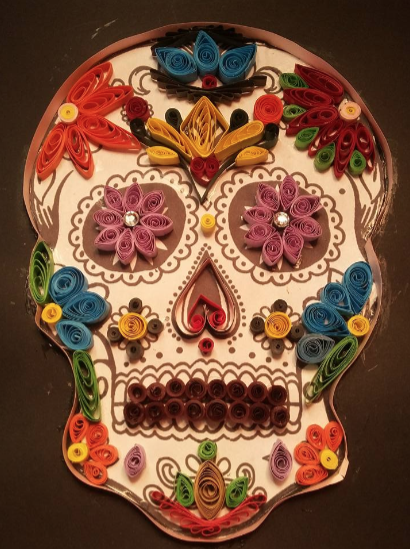 Shoreline Area News: Arts Council: Create and Make Paper Quilling Skulls