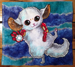Daily Napkins: Inari Fox with Iron Man Arms and Palm Repulsor