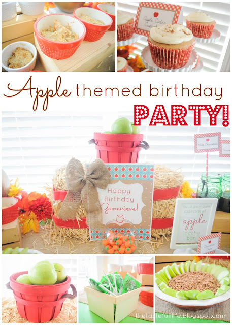 Genevieve's Apple Themed Birthday Party plus a Handy Shopping Guide ...