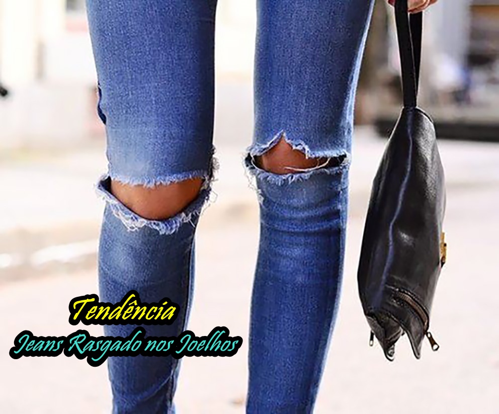 Tendência: Jeans rasgado nos Joelhos - A Chata de Batom | Moda, Beleza ...