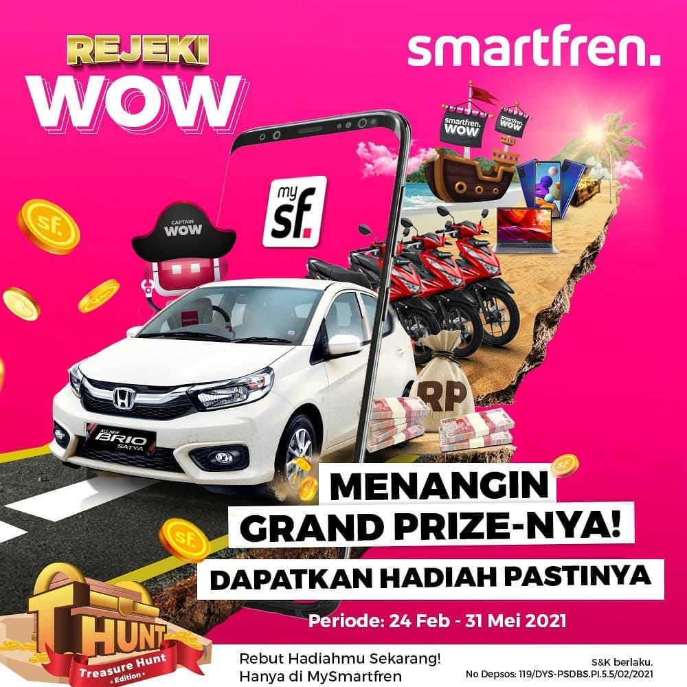 Yuk, Berburu Harta Karun Smartfren Rejeki WOW - Ella Fitria