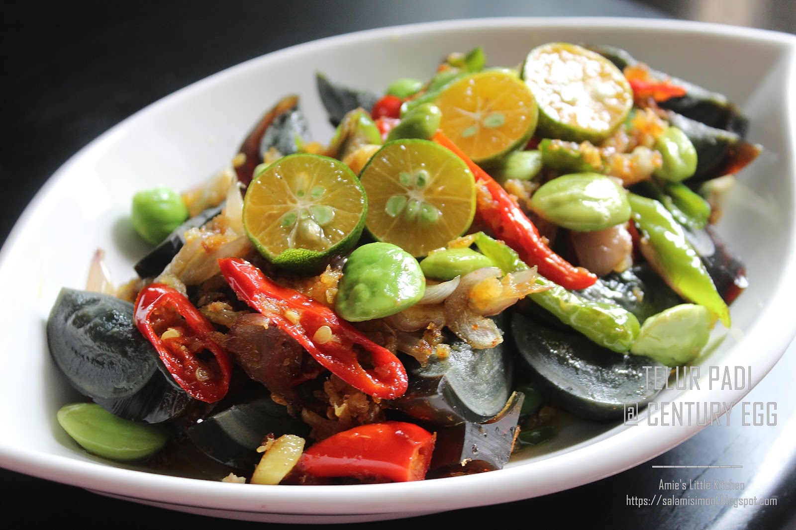 Telur Padi @ Century Egg - Amie's Little Kitchen