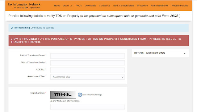 How to Download Form 26QB from TRACES ? How to Pay TDS under Section ...